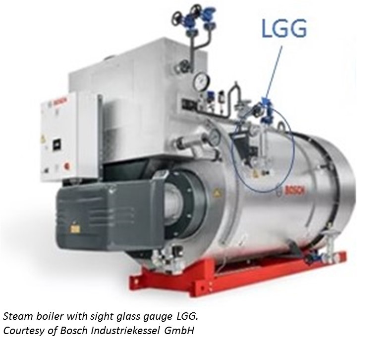 Level indicator in the steam boiler | Meyer Industrie-Electronic GmbH